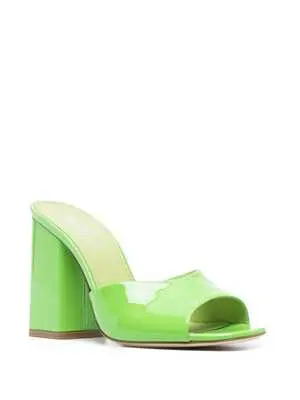 Paris Texas Nja Open-toe Mules - Green