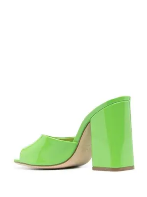 Paris Texas Nja Open-toe Mules - Green