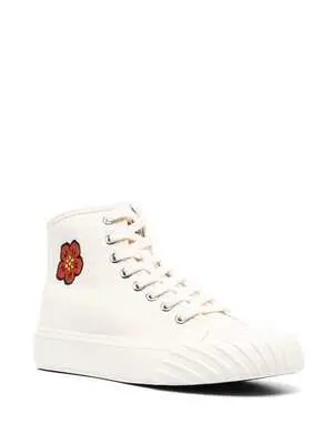 Kenzo Embroidered Logo High-top Sneakers