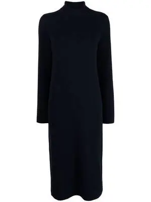 ONEFIFTEEN Ribbed-knit Roll Neck Dress