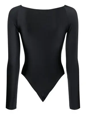 Coperni Twisted Cut-out Bodysuit - Black