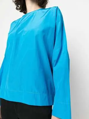 FORTE_FORTE Boxy Long-sleeve Blouse