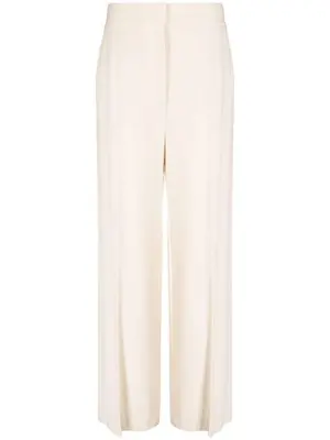 Khaite High-waisted Wide-leg Trousers