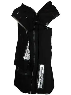 TAKAHIROMIYASHITA THESOLOIST. Asymmetrical Distressed Sleeveless Jacket