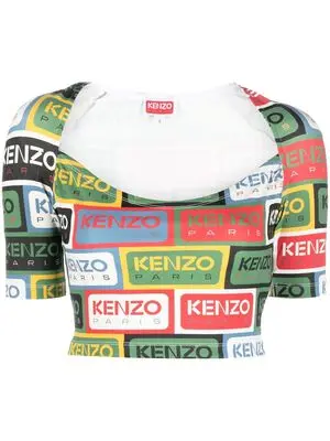 Kenzo Logo-print Crop Top