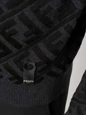 Fendi Ff Monogram-pattern Jumper