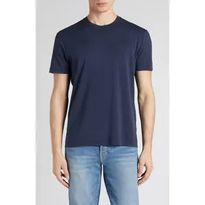 TOM FORD Short Sleeve Crewneck T-shirt - Dark Blue