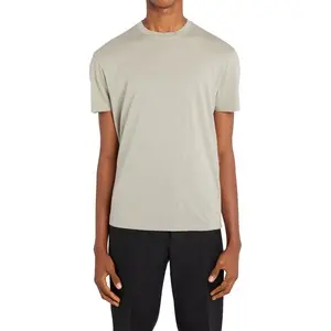 TOM FORD Short Sleeve Crewneck T-shirt Greige
