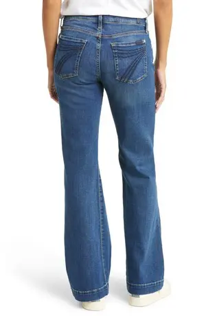 7 For All Mankind B Dojo Tailorless Flare Jeans - Medium Melrose