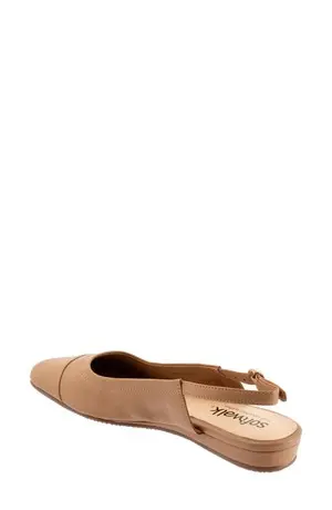 Softwalk Vittoria Slingback Flat - Tan