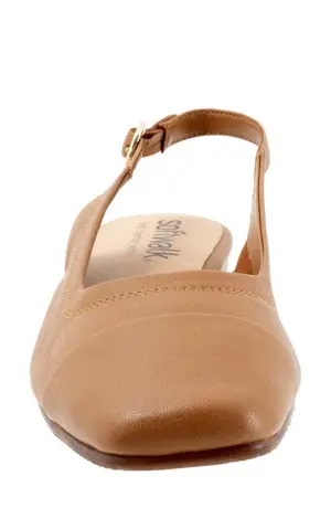 Softwalk Vittoria Slingback Flat - Tan