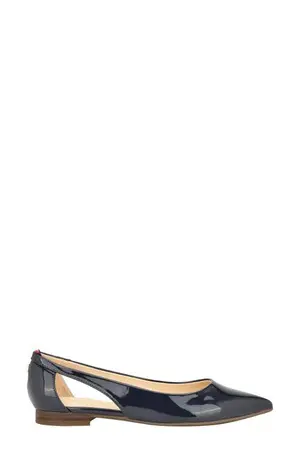 Tommy Hilfiger Pointed Toe Flat - Dark Blue