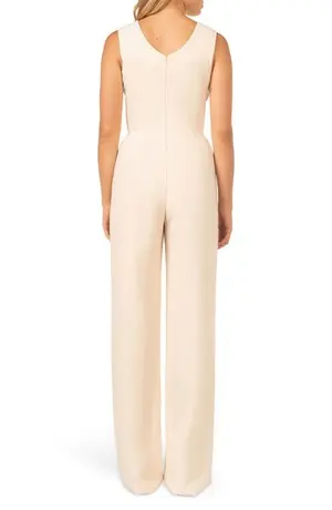 Dress The Population Sandra Jumpsuit - Cream