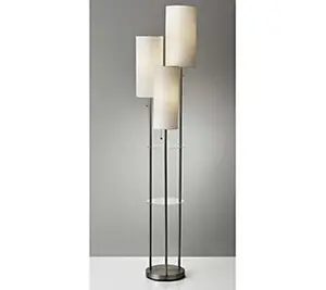 HOMEROOTS 68' Three Light Novelty Floor Lamp W/ Drum Shade - One-color