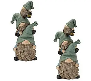 MELROSE Triple Gnome Stack Figurine Set Of Tw - One-color