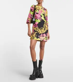 Versace Printed Minidress