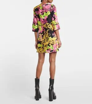 Versace Printed Minidress