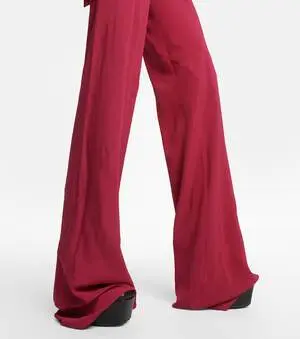 Rick Owens Bias Oversized Wide-leg Pants - Pink