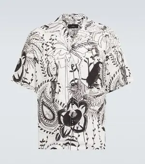Alanui Oasis Of Imagination Bowling Shirt