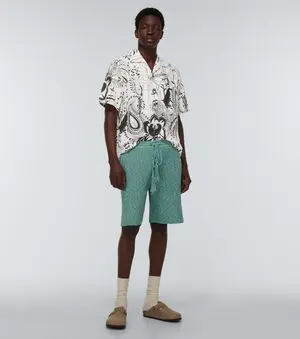 Alanui Oasis Of Imagination Bowling Shirt