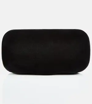 Magda Butrym X Linda Farrow Embellished Rectangular Sunglasses - Black