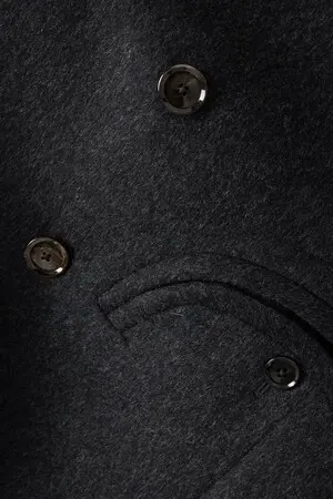 BLAZÉ MILANO Everyday Double-breasted Wool-felt Blazer
