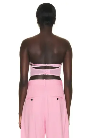 FLEUR DU MAL Bella Embroidery Open Back Bustier