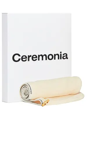 CEREMONIA Microfiber Hair Towel - Cream