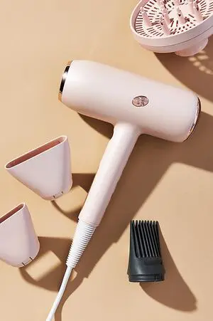 T3 Afar Lightweight Travel Hair Dryer - Rose