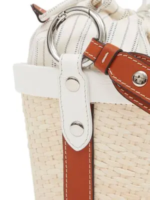 MAISON MARGIELA Woven Raffia Bucket Bag