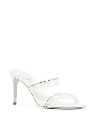 Rene Caovilla 85mm Crystal-strap Sandals