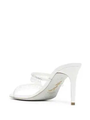 Rene Caovilla 85mm Crystal-strap Sandals