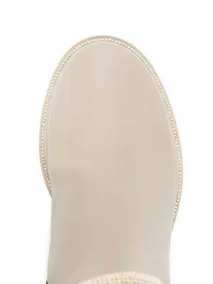 Rene Caovilla Studded-strap Leather Chelsea Boots
