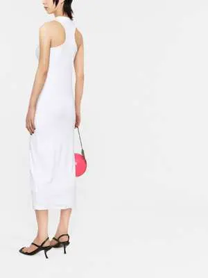 MARINE SERRE Logo-print Sleeveless Dress