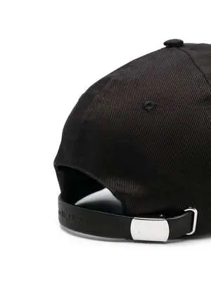 Alexander McQueen Embroidered Logo Baseball Cap - Black