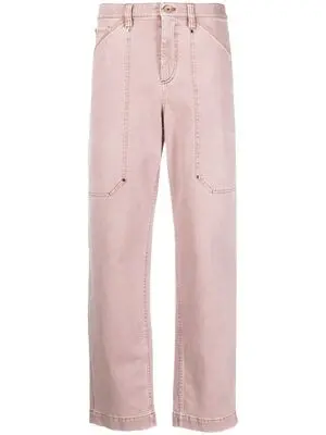 Brunello Cucinelli High-waisted Straight-leg Trousers
