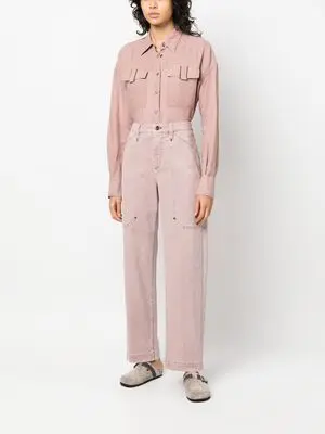 Brunello Cucinelli High-waisted Straight-leg Trousers