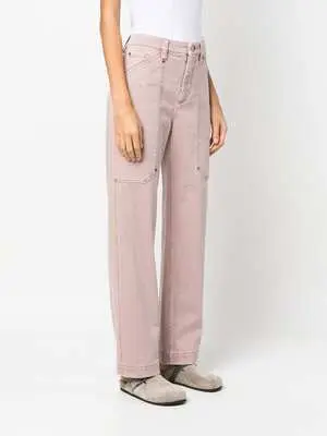 Brunello Cucinelli High-waisted Straight-leg Trousers