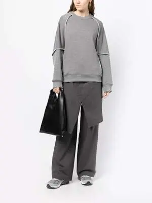 Goen.j Whipstitch Layered Sweatshirt