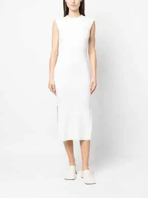 THOM KROM Open-back Midi Dress - White