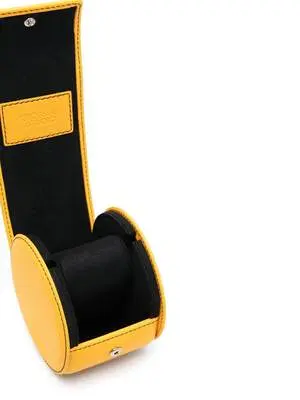 KROSS STUDIO Leather Watch Roll - Yellow