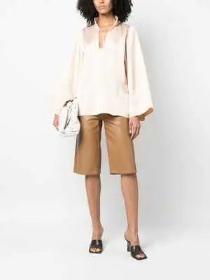 BY MALENE BIRGER Long-sleeve Wool Blouse
