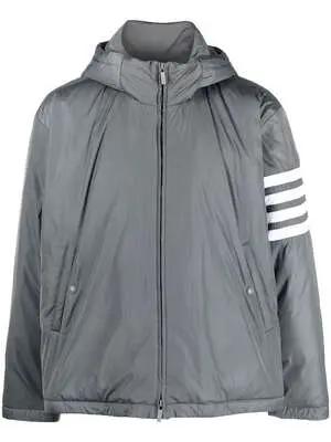 Thom Browne 4-bar Stripe Padded Jacket - Grey