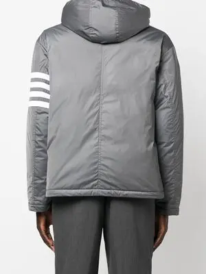 Thom Browne 4-bar Stripe Padded Jacket - Grey