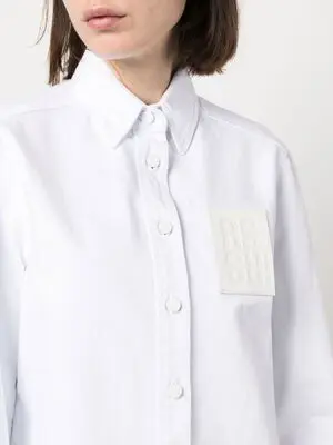 Raf Simons Logo-patch Shirt - White