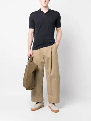 DRUMOHR Open-collar Polo Shirt