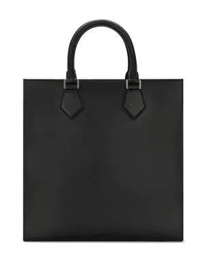 Dolce & Gabbana Logo-embossed Leather Tote Bag