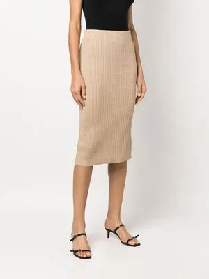 Ralph Lauren Hurnsney Cable-knit Skirt