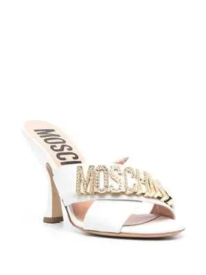 Moschino 110mm Logo-plaque Sandals