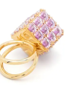 SWAROVSKI Curiosa Cocktail Ring - Purple